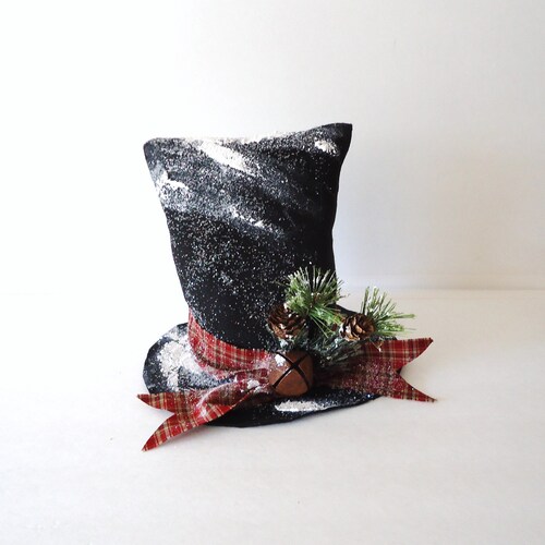 Christmas Tree Topper Snowman Top Hat Snowmen Frosty Snow | Etsy