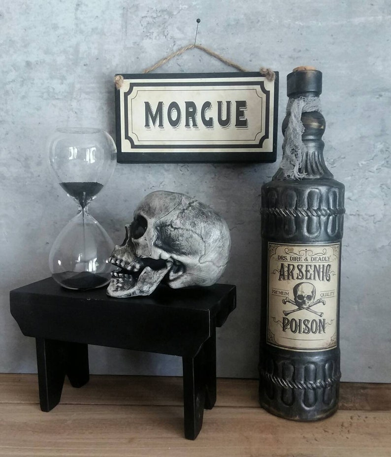 Morgue Sign, Halloween Mortuary Wall Decor, Funeral Home, Creepy Scarey ...