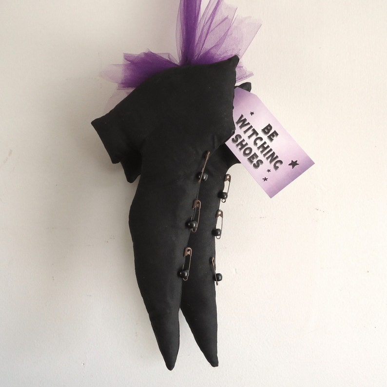 Halloween Witch Shoes Primitive Witch Boots Pointy Toe - Etsy