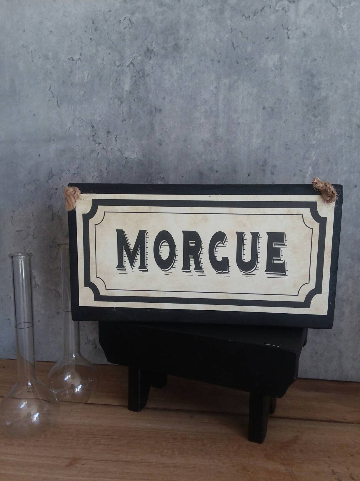 Morgue Sign, Halloween Mortuary Wall Decor, Funeral Home, Creepy Scarey ...