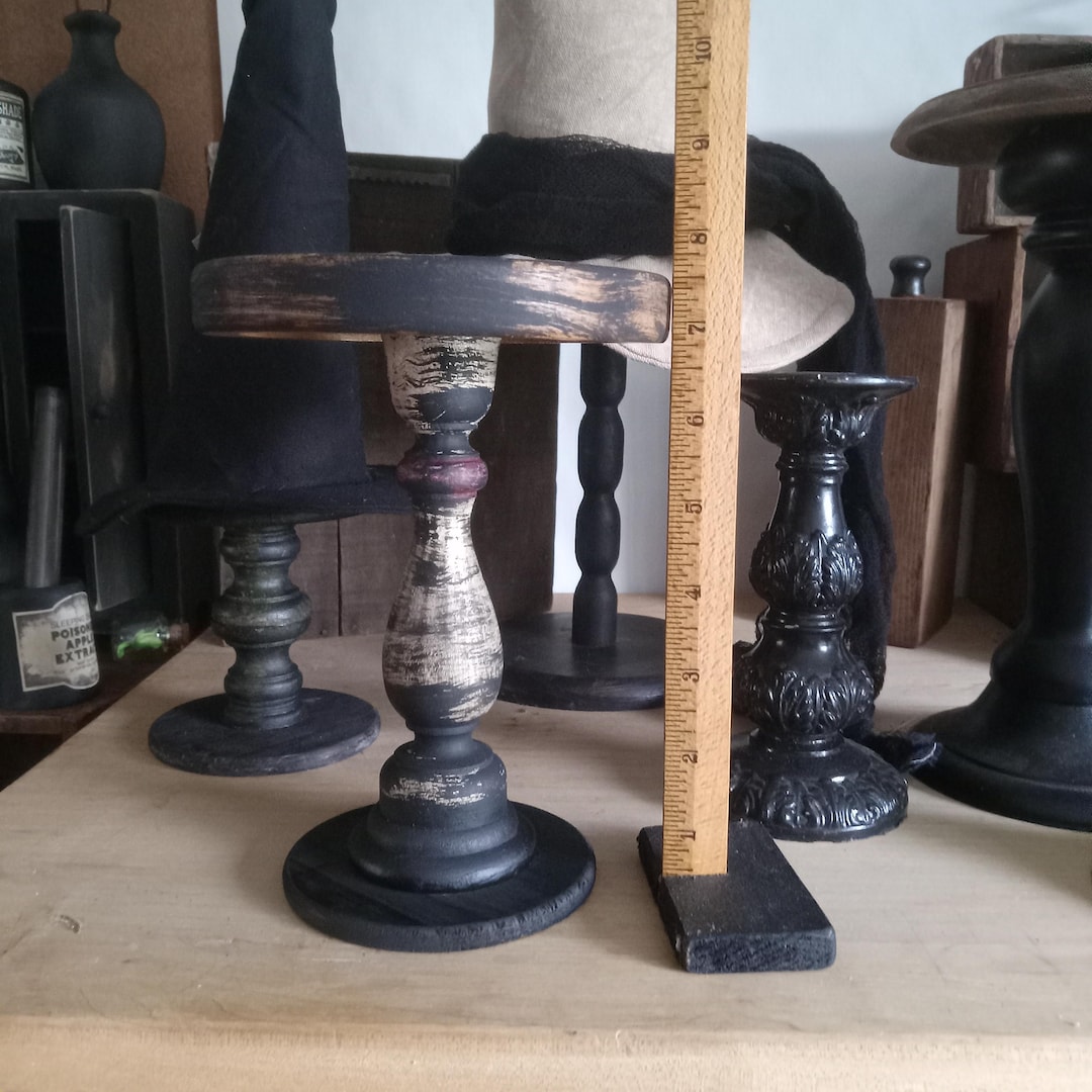 Hat Stand, Pedestal Display Prop, Handmade Reclaimed Salvage ...