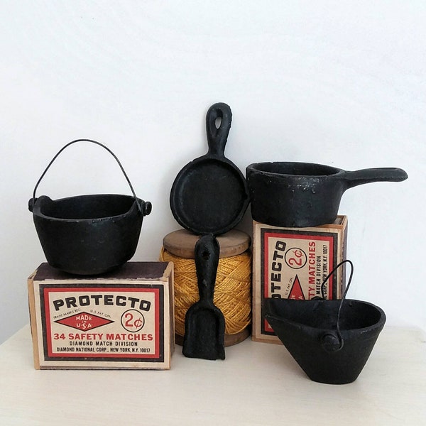 Miniature Cast Iron Cookware - Etsy