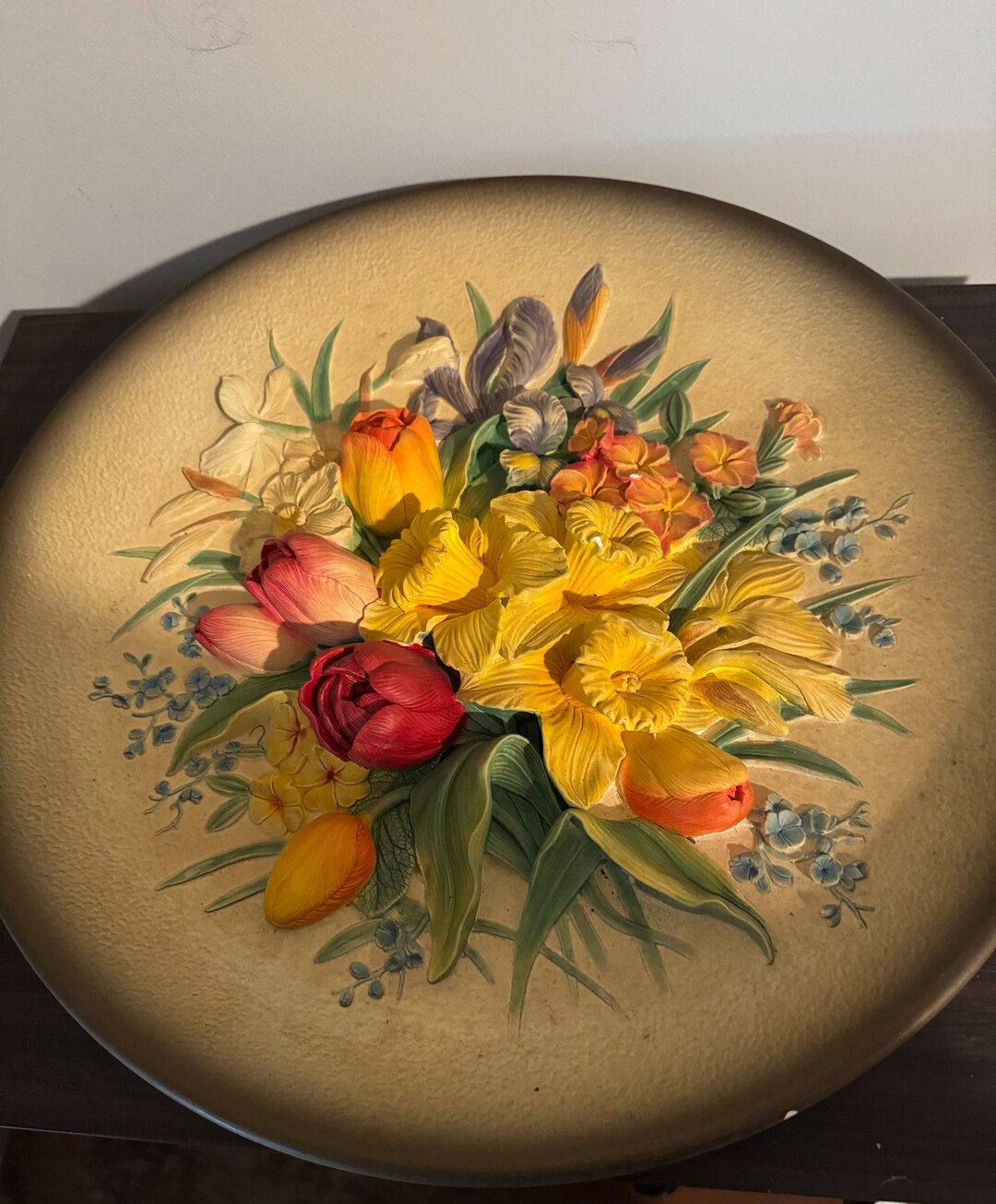 Vintage 1950s Bossons Decorative Plate - Etsy