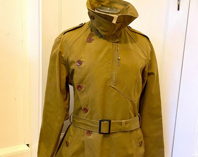 Freewheelers “lindbergh” 1910s Made to Order Aviator’s Coat - Etsy