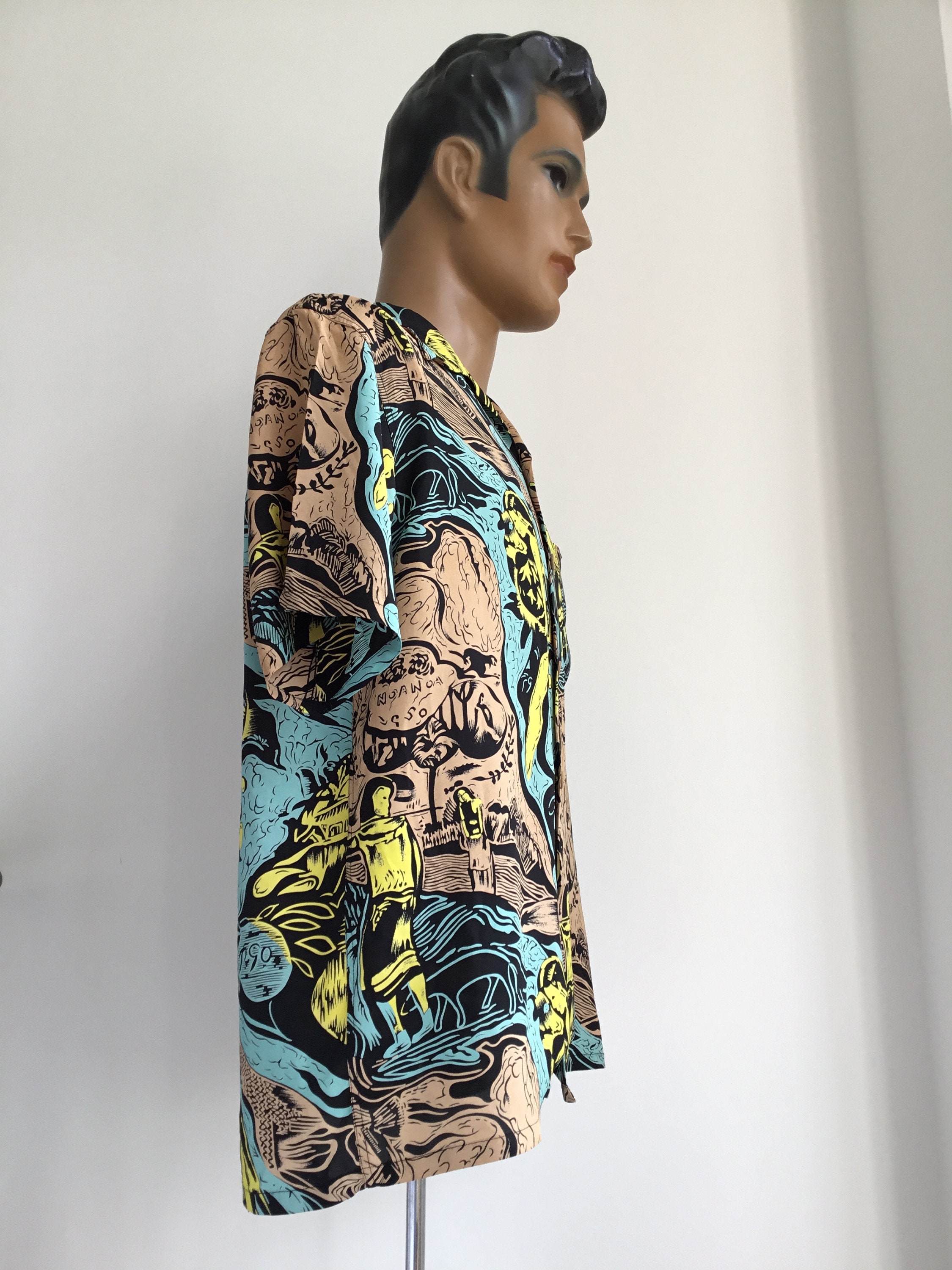 Sun Surf Keoni Vintage 1950s Style 'gauguin' Hawaiian Shirt. Original ...