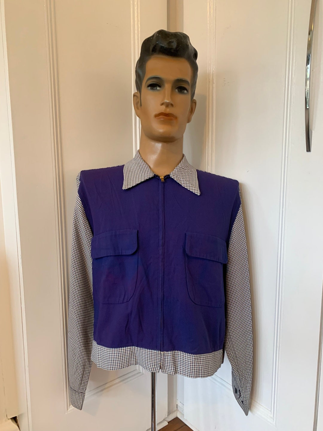 Gorgeous Original Two-tone Rayon Ricky Jacket From the 40s 50s by Sears ...