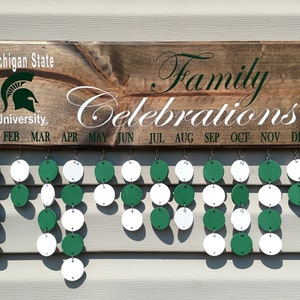 MSU Spartan Officially Licensed Family Celebrations Board - Choose Your ...
