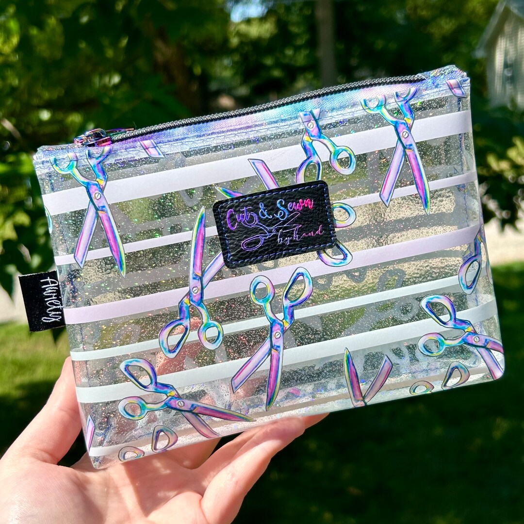 Beautiful stay Sharp Custom Sparkly Clear TPU Midnight Kiss Pouch, Mini ...