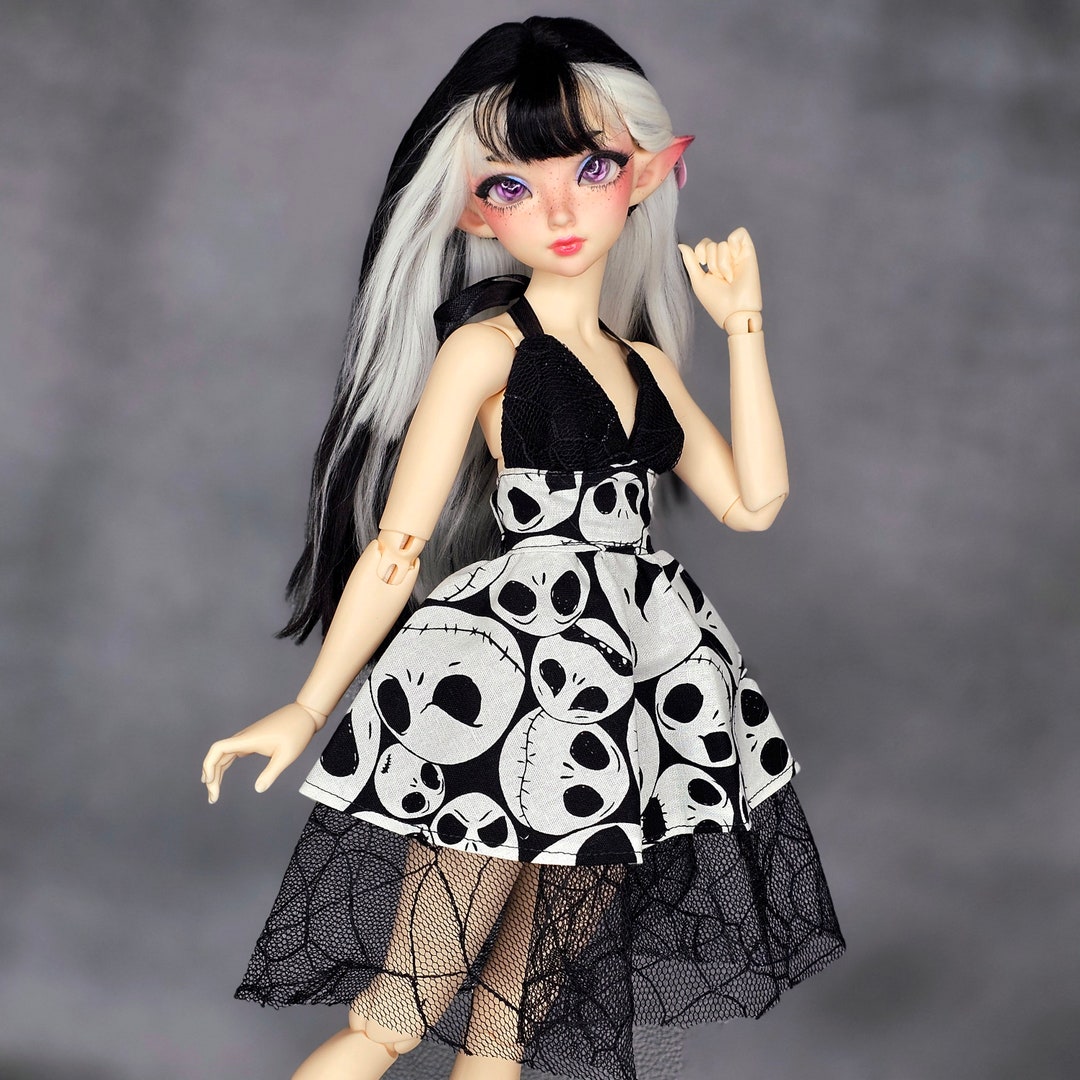 1:4 "jack N Webs" Jack Pin-up Style Dress for Minifee, Slim MSD, BJD ...