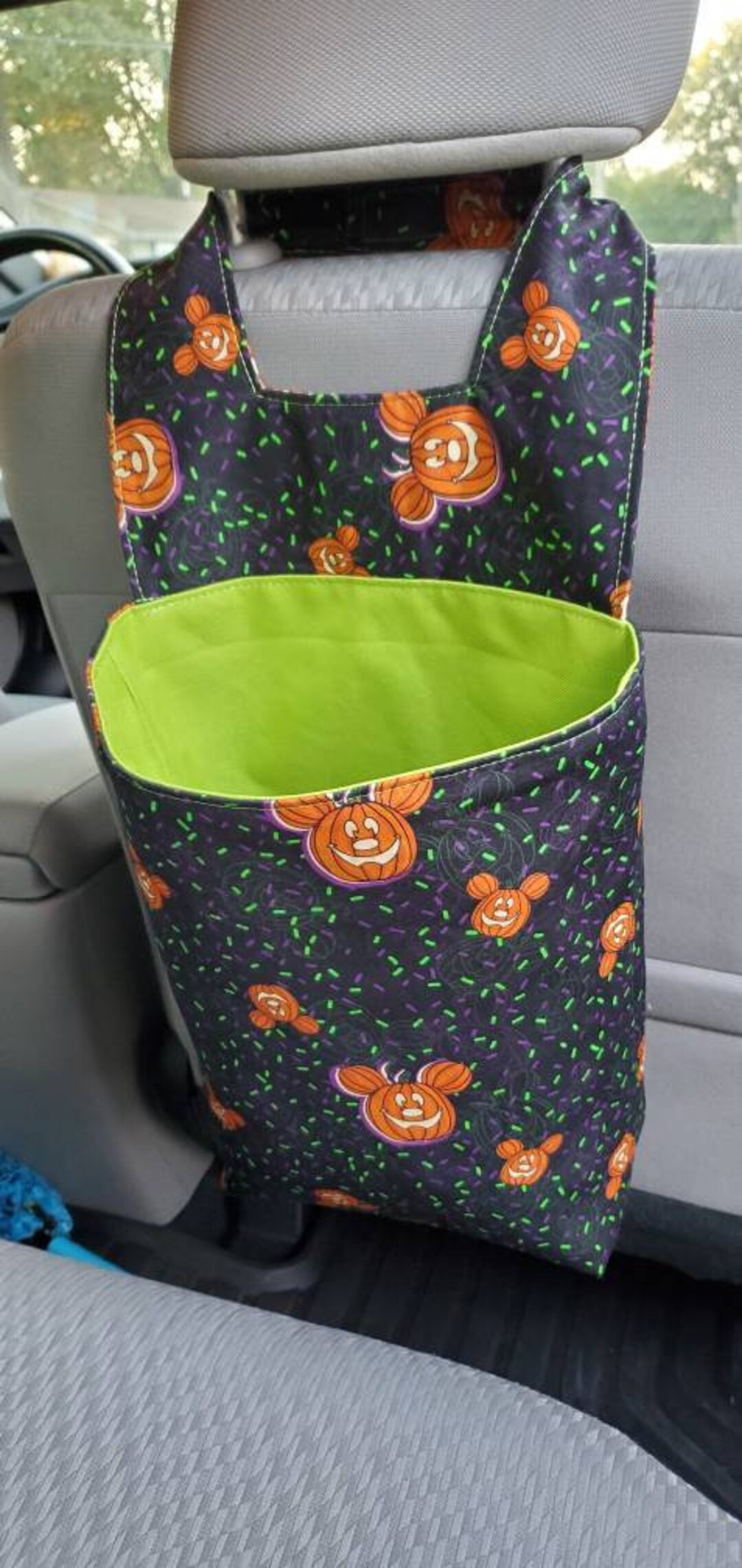 Car Trash Can, "spooky Pumpkins" Custom Waterproof Large Travel Bag ...