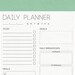 Daily Planner Minimal A4 and US Letter Size Pdfs Included INSTANT ...