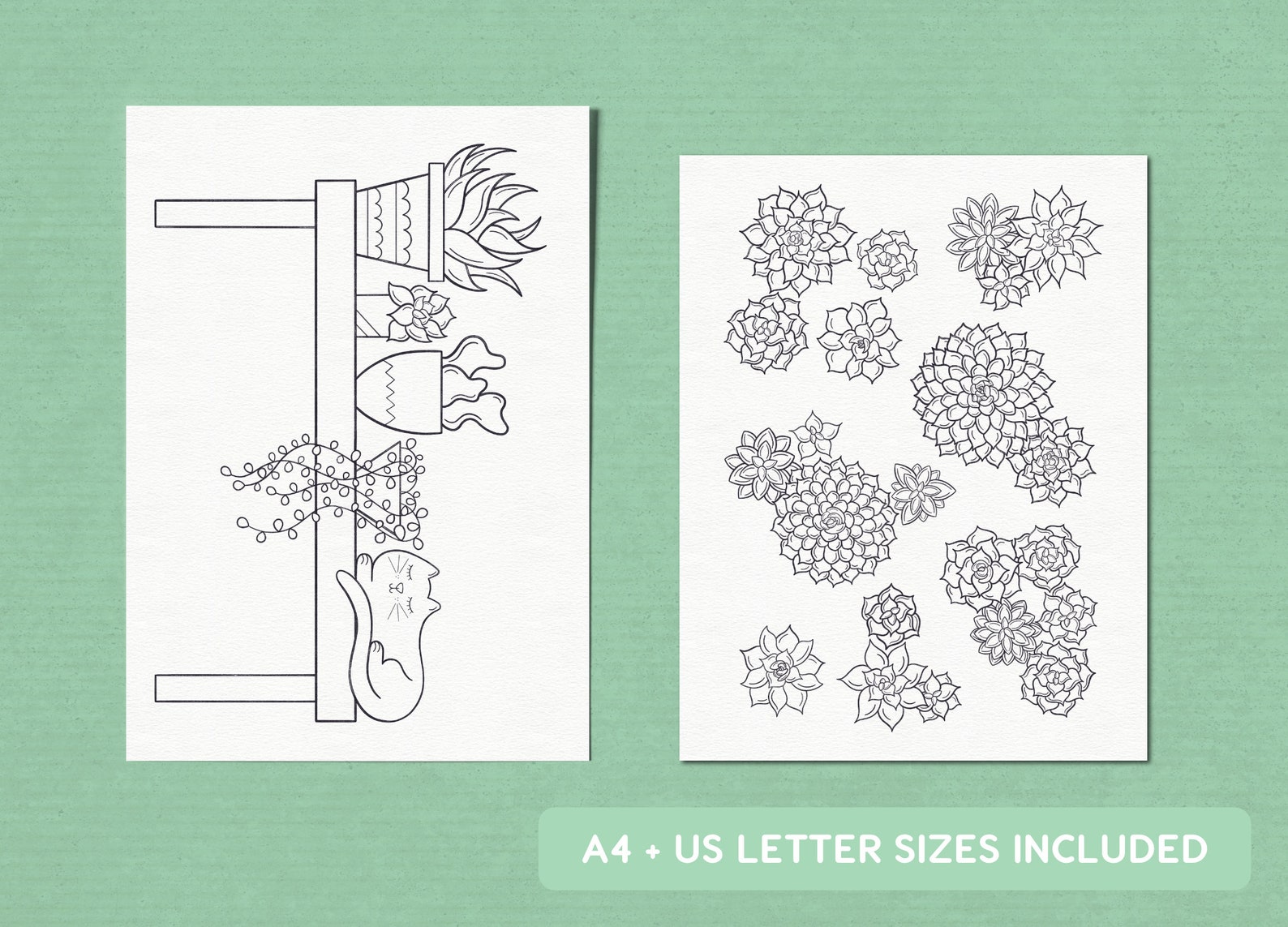The Little Book of Plants Printable Colouring Book | A4 and US Letter ...
