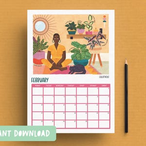Daily Planner Cactus Print A4 and US Letter Size Pdfs Included INSTANT ...