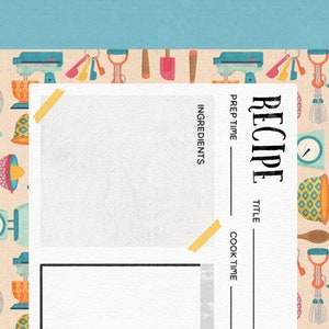 Recipe Cards 'bakers Gonna Bake' A4/A5 and US Half-letter/ Letter Size ...