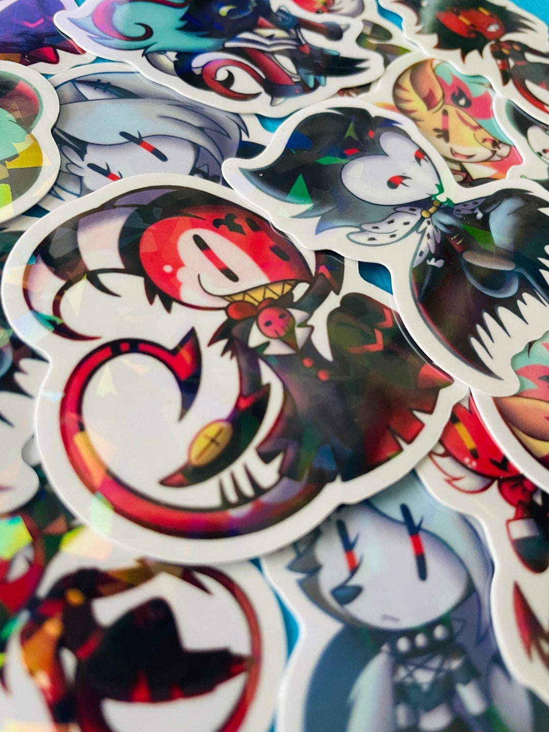 Helluva Boss Sticker Vinyl Holographic - Etsy