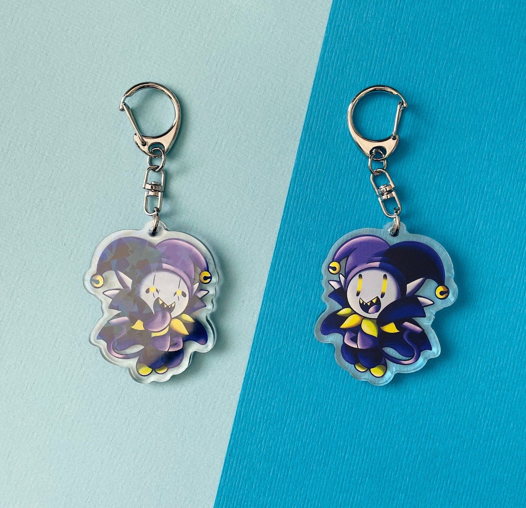 Jevil Acrylic Keychain Double-sided Charm Deltarune Fanmade - Etsy