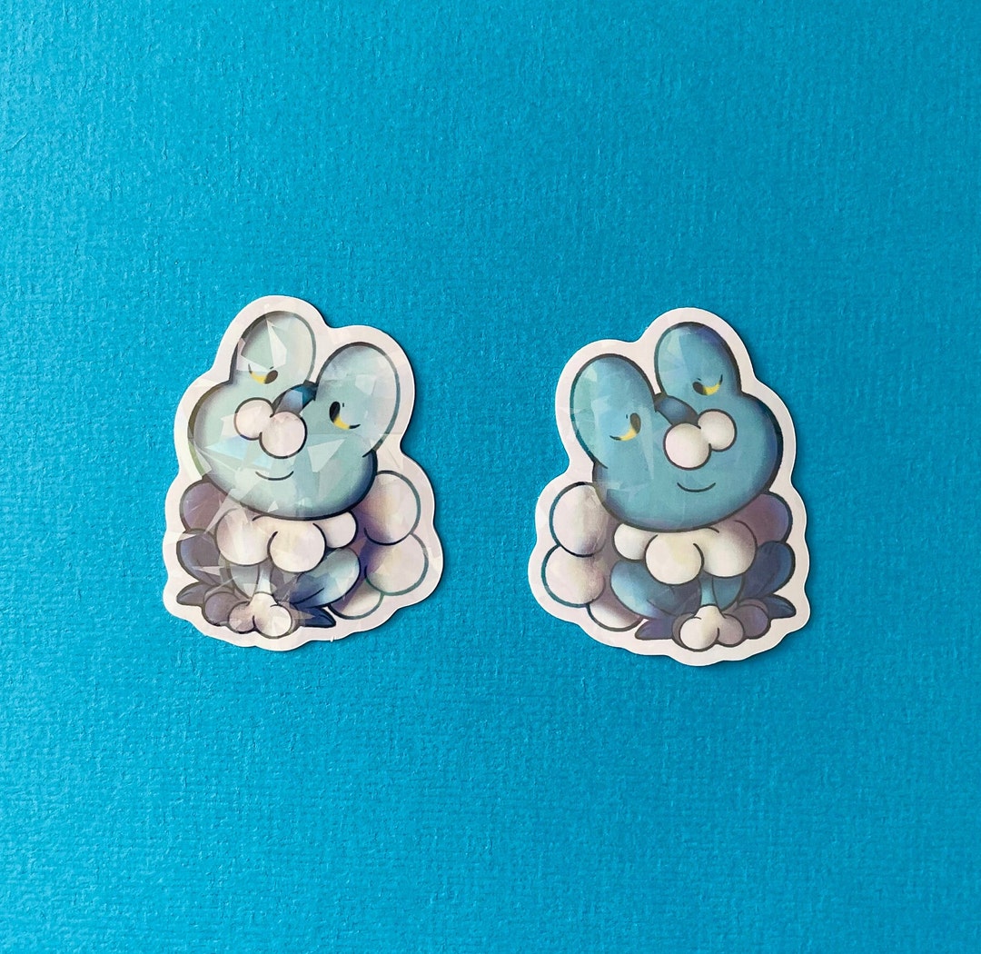 Froakie Sticker Vinyl Holographic Pokemon Fanmade - Etsy