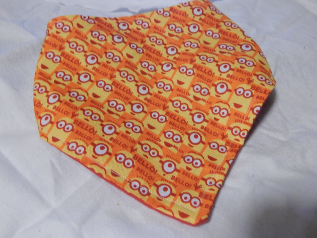 Orange Minion Drool Bibperfect Gift 2 - Etsy