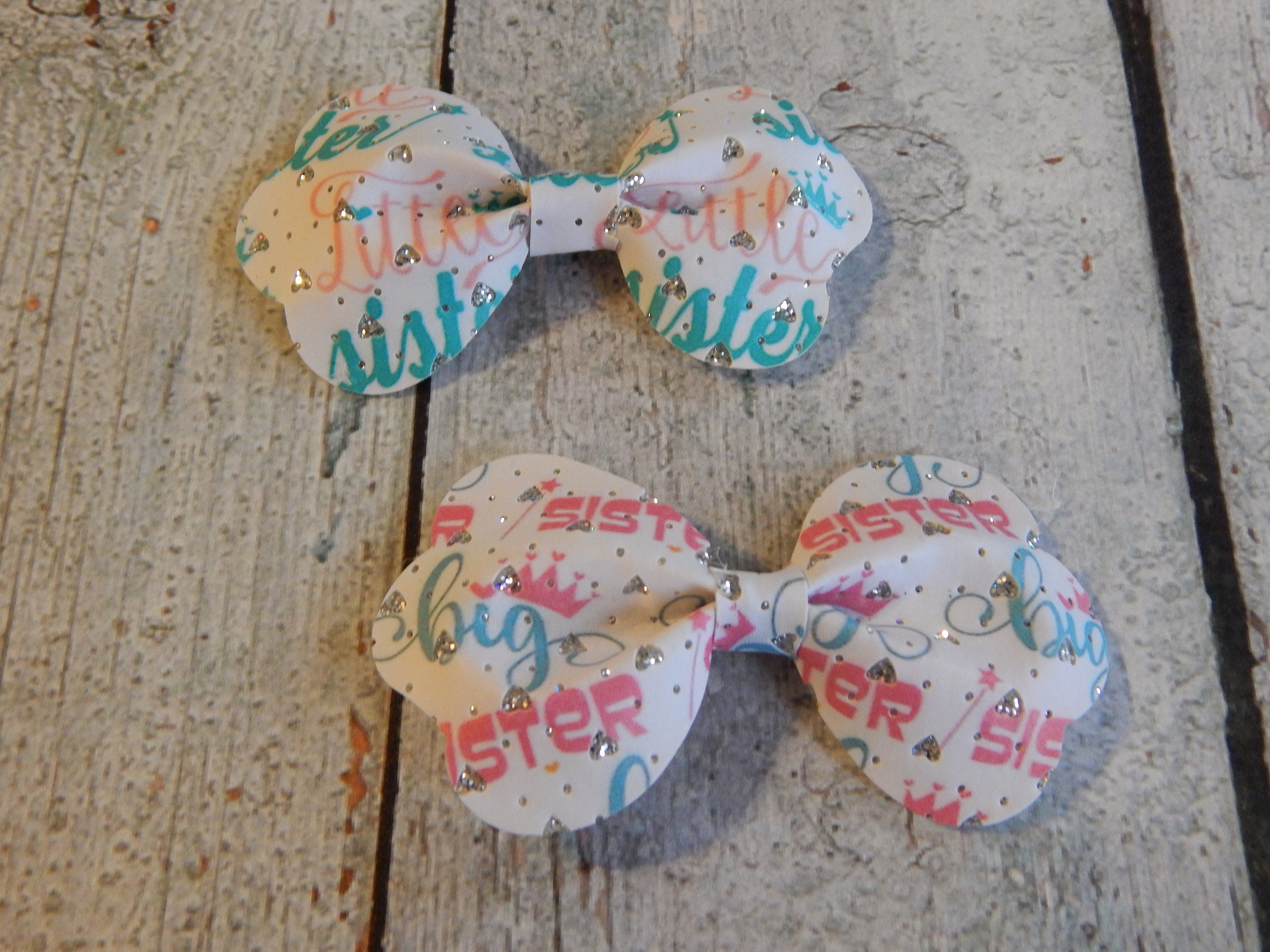 Big Sister Little Sister Hair bows 2.5 inches | Etsy