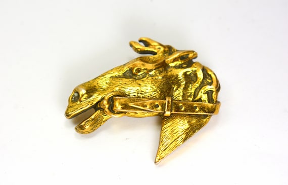 Robert Zentall Horse Head Brooch Pin Modernist Mid-Ce… - Gem