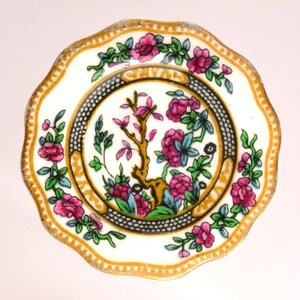 Royal Coalport Fine China Brooch Mini Plate Brooch Pin 1949 ENGLAND ...