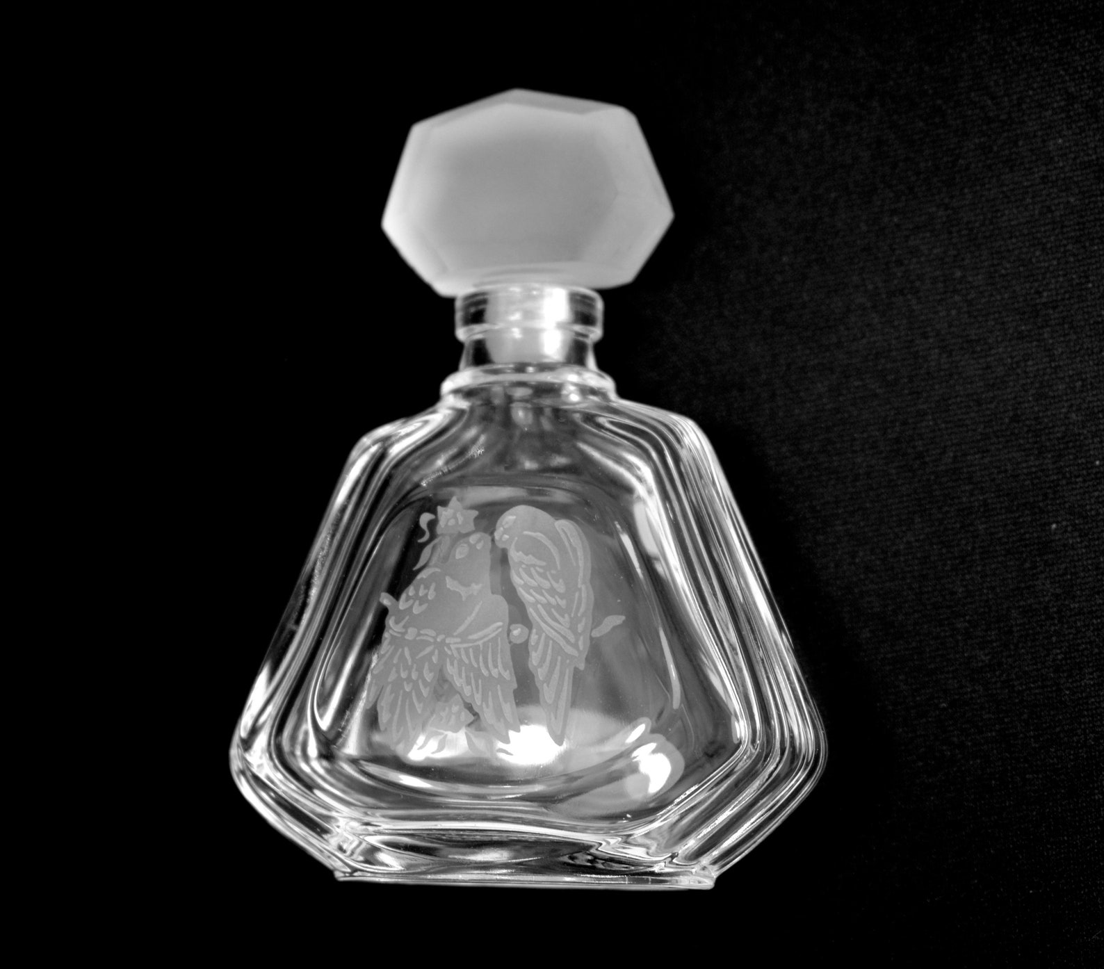 Vintage Crystal Perfume Bottle Made in France by VCA - Etsy