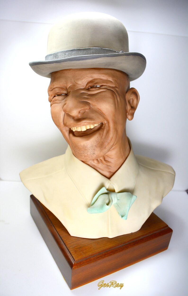 Jazzman Bust Sculpture by Edward J Rohn - Limited Edition Figurine - Etsy