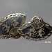SIAM Fan Dancers Niello Signed E Seng Chong Sterling Silver CUFFLINKS ...