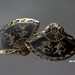 SIAM Fan Dancers Niello Signed E Seng Chong Sterling Silver CUFFLINKS ...