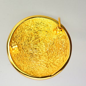 Vintage Christian Dior Brooch Pin Gold Plated Black Enamel Crystal ...