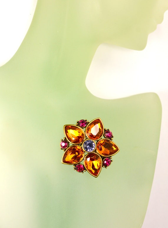 Heidi daus flower pin - Gem