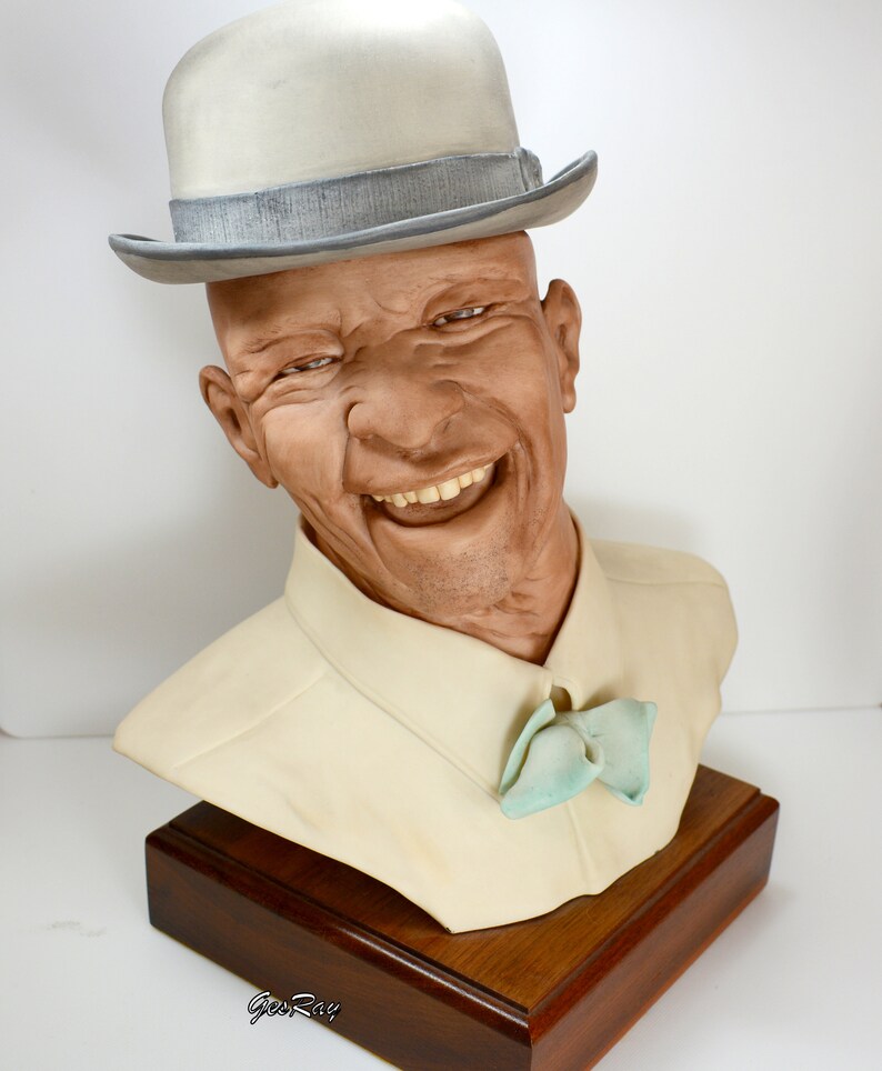 Jazzman Bust Sculpture by Edward J Rohn - Limited Edition Figurine - Etsy
