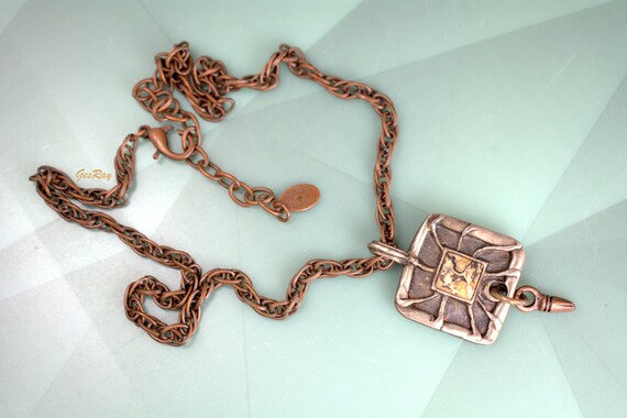 Robert Rose Abstract Pendant Necklace Vintage,Robert … - Gem