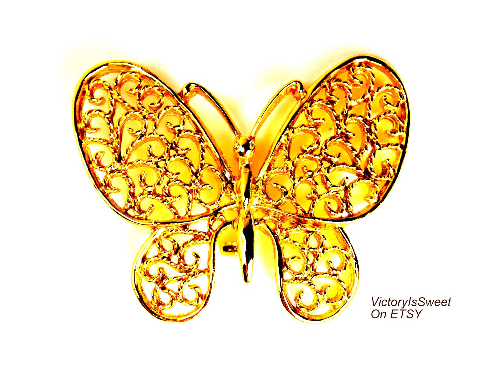 Vintage Gerry's Butterfly Brooch Pin 1960s - Etsy