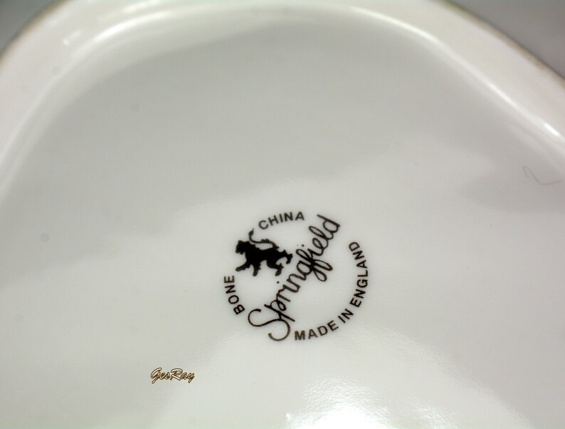 Springfield Bone China Leaf Shaped Dish White With Fruit - Etsy