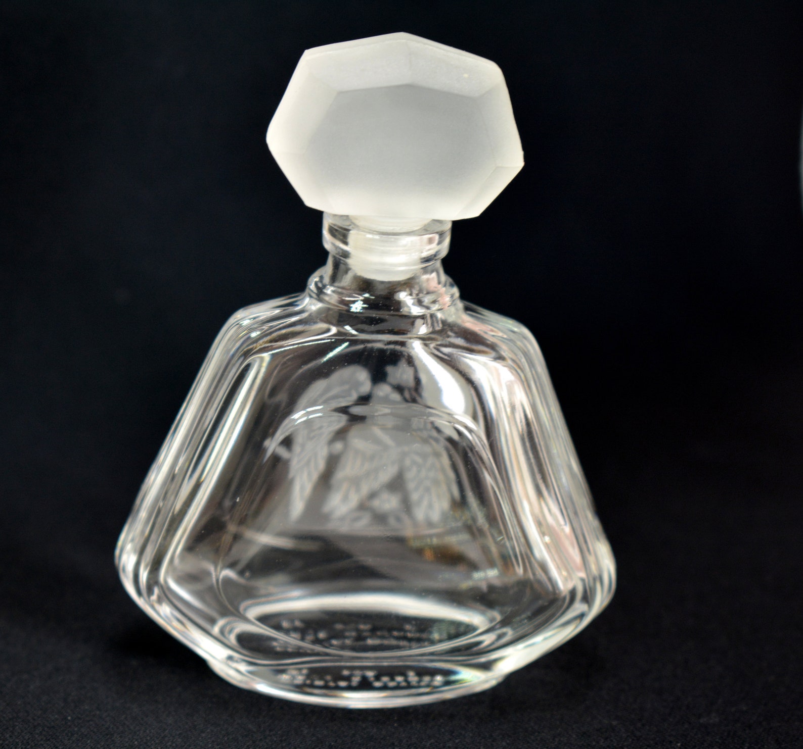 Vintage Crystal Perfume Bottle Made in France by VCA - Etsy
