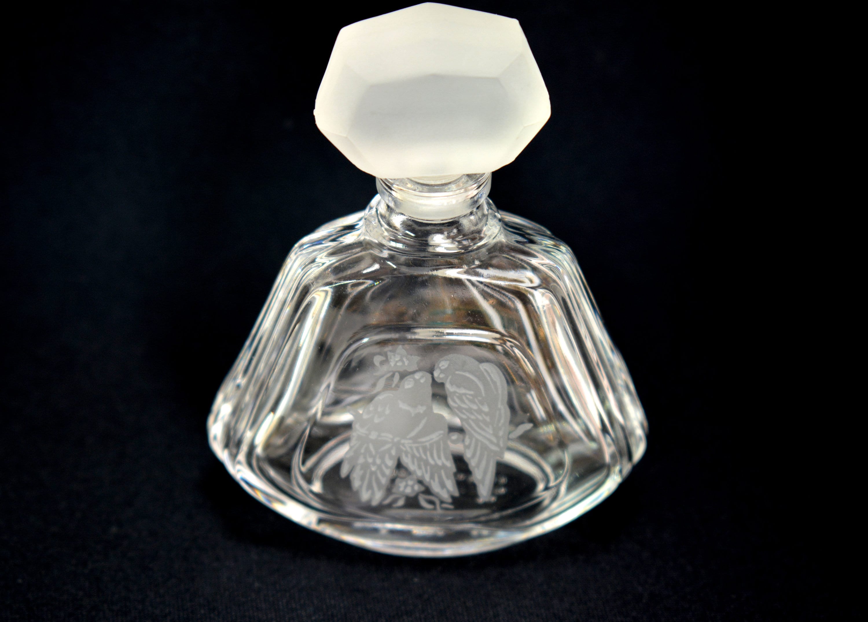 Vintage Crystal Perfume Bottle Made in France by VCA - Etsy