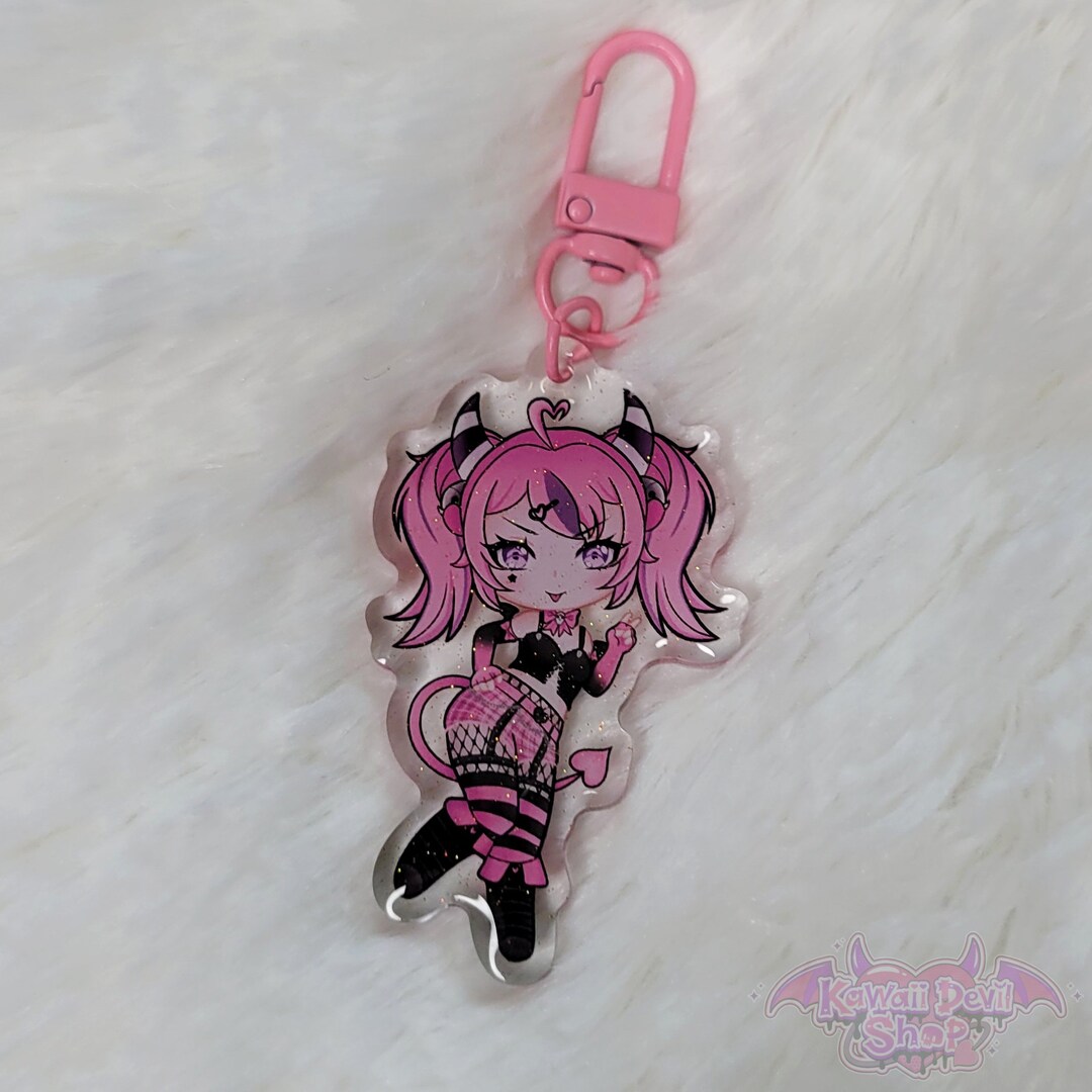 Punk Rock Ironmouse 2.5 Inch Acrylic Keychain - Etsy