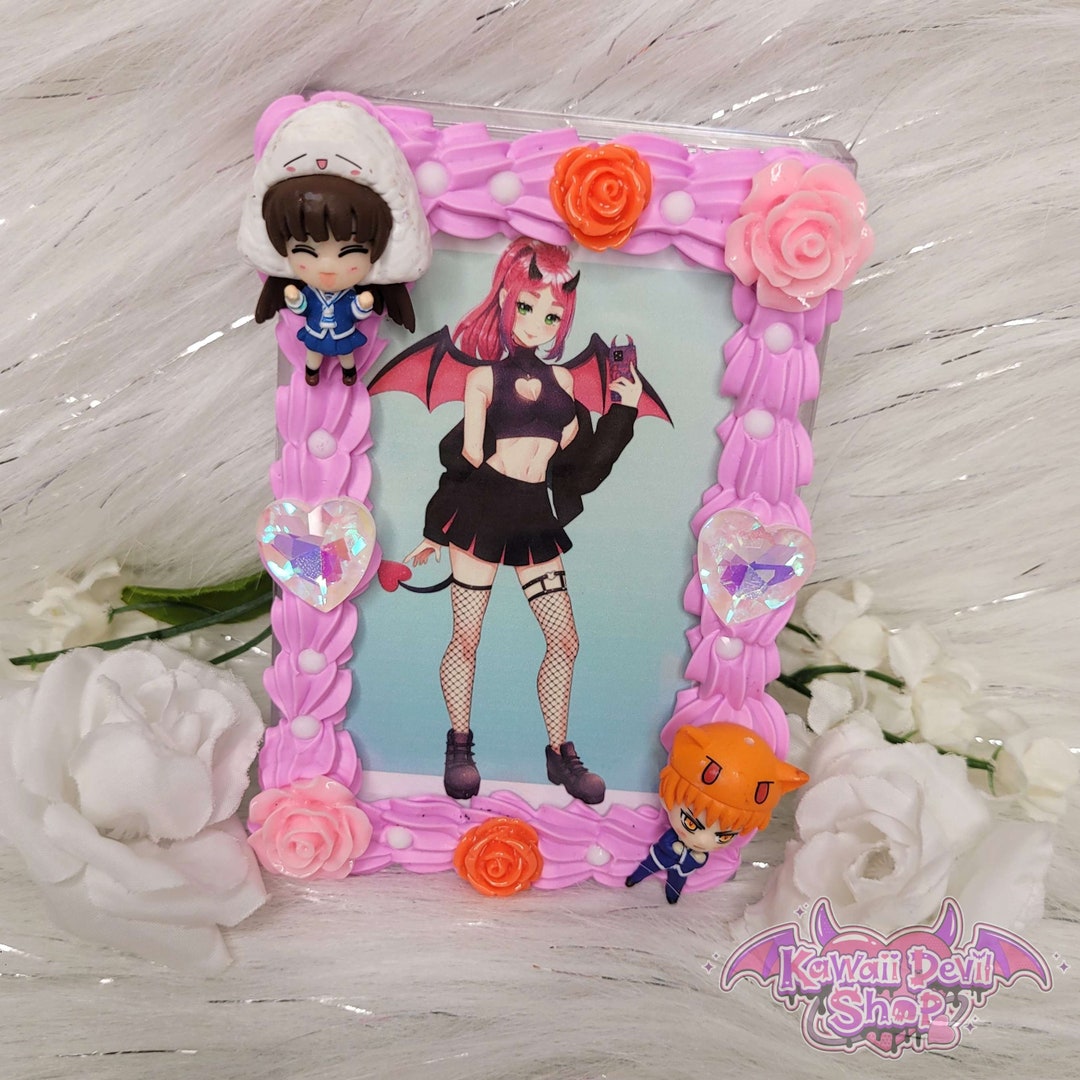 Kawaii Cat and Rice Ball Decoden Picture Frame - Etsy