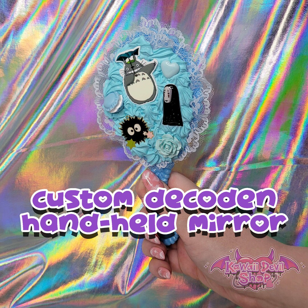 Custom Decoden Hand-held Mirror - Etsy