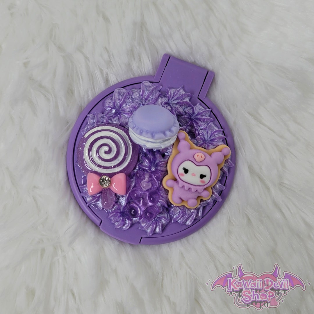 Kawaii Goth Decoden Circle Compact Mirror - Etsy