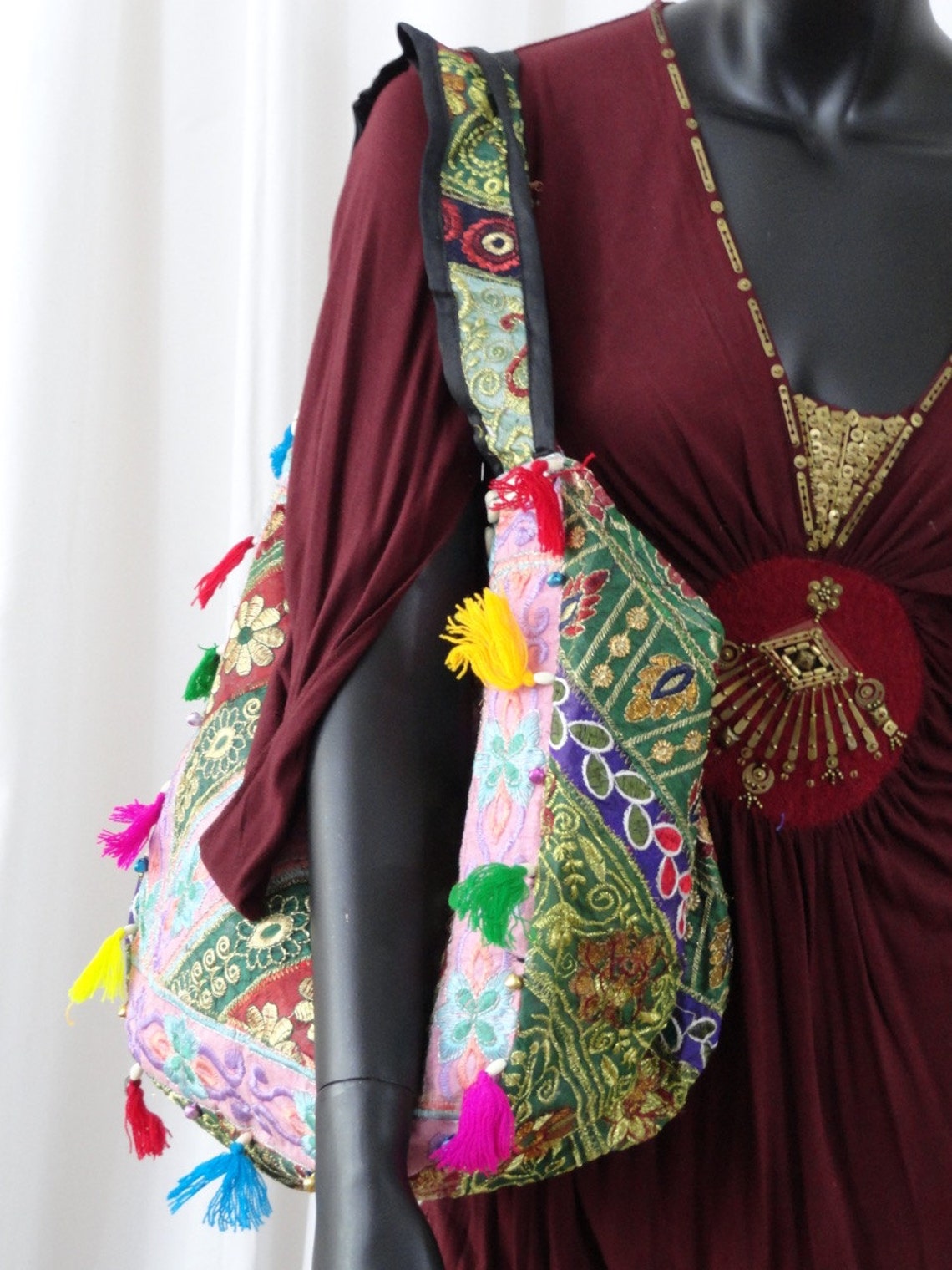 Colorful Laptop Bag. Patchwork Women's Shoulder Tote Bag. iPad Bag Cum ...