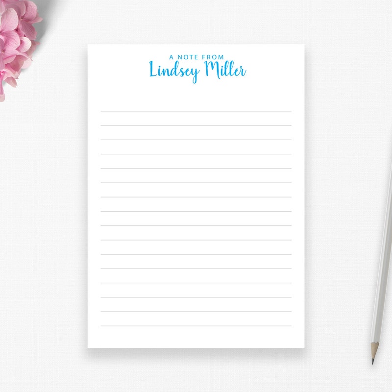 Personalized Notepads - Etsy
