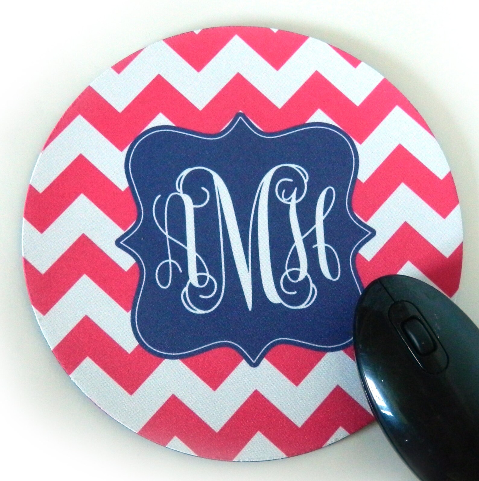 Monogram Mousepad Monogrammed Initials or Name Design - Etsy