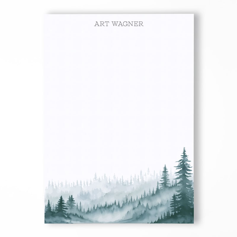 Custom Nature Notepad - Etsy