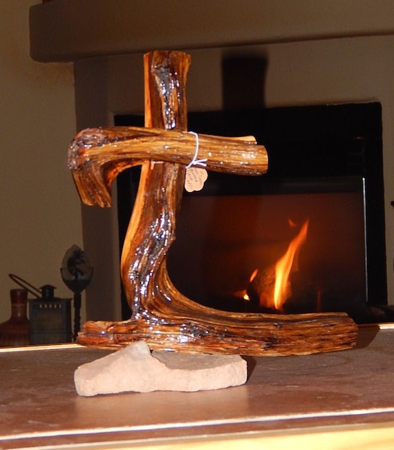 7 3/4 X 7 1/2 Cedar Wood Desk/mantle Cross - Etsy