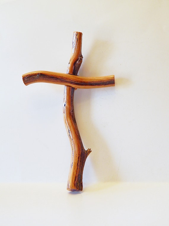 10 1/2 Inch Cedar Wood Cross | Etsy