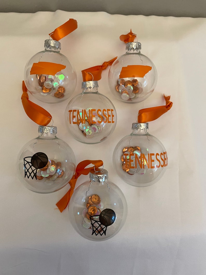 Tennessee Inspired Ornaments Set of 6 - Etsy