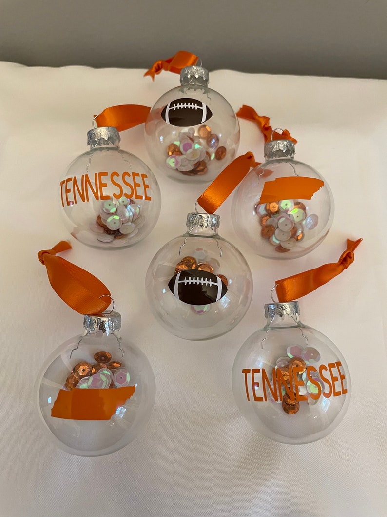 Tennessee Inspired Ornaments Set of 6 - Etsy