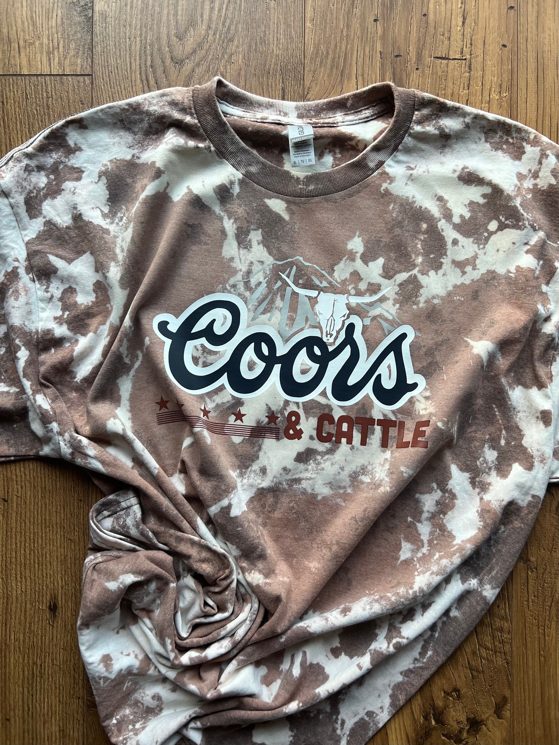 Coors & Cattle Cowhide Shirt Country Trendy Clothes Western Clothes ...
